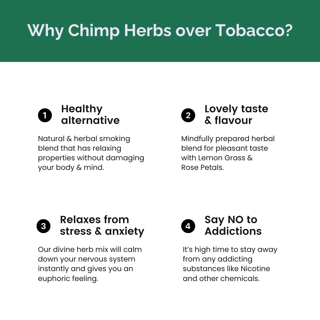Chimp X Herbs Herbal Smoking Blend | HighJack India