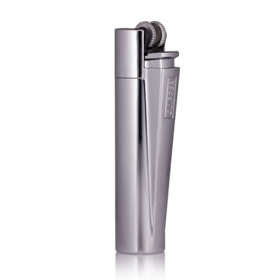 Clipper Silver Metal Lighter - Refillable & Durable – HighJack
