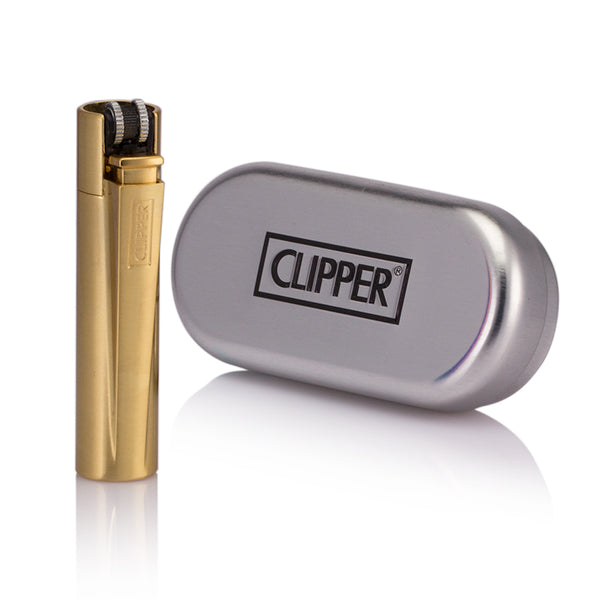 Clipper Gold Metal Lighter - Refillable & Luxurious – HighJack