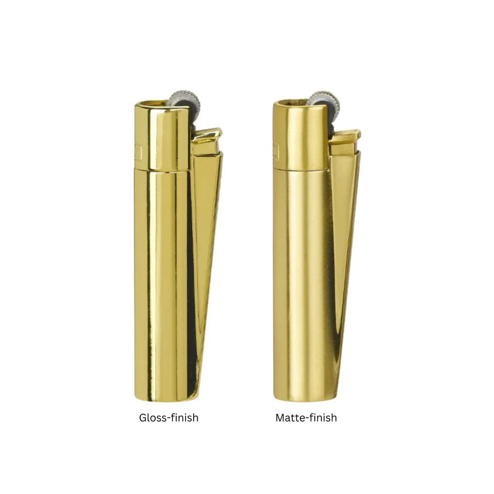 Clipper Gold Metal Lighter - Refillable & Luxurious – HighJack