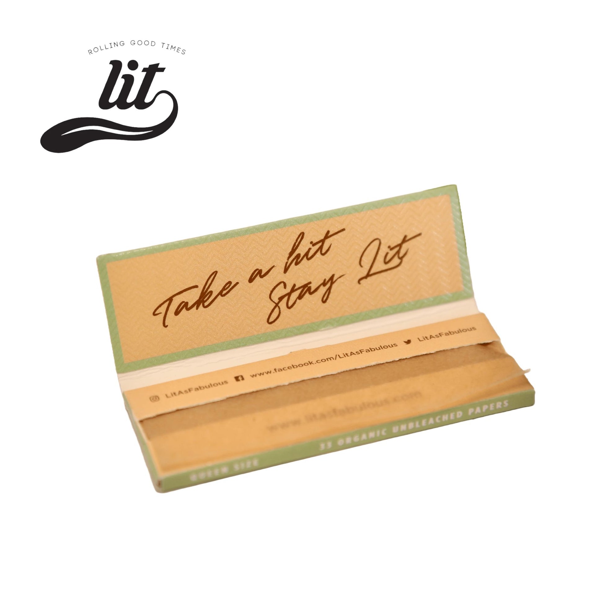 LIT Master Pack Ultra Thin 1 1/4 Size Rolling Paper - Brown – HighJack ...